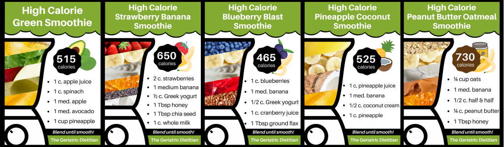 5 Best High Calorie Drinks - The Geriatric Dietitian