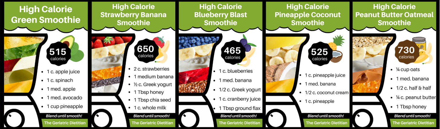 5 Best High Calorie Drinks - The Geriatric Dietitian