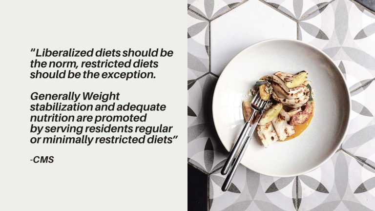 Liberalized Diets for Older Adults - The Geriatric Dietitian