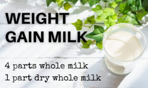 Weight Gain Milk: A Fortified Food to Gain Weight - The Geriatric Dietitian