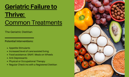 Failure to Thrive Elderly: Symptoms and Solutions - The Geriatric Dietitian