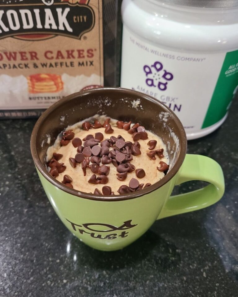Easy Protein Mug Cake 4 Ingredients The Geriatric Dietitian