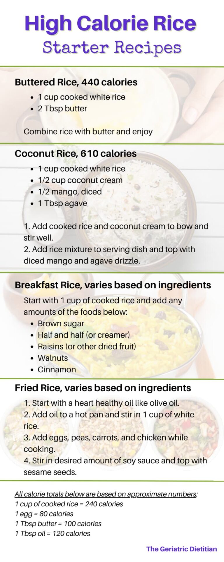 High Calorie Foods 101: A Comprehensive Guide - The Geriatric Dietitian